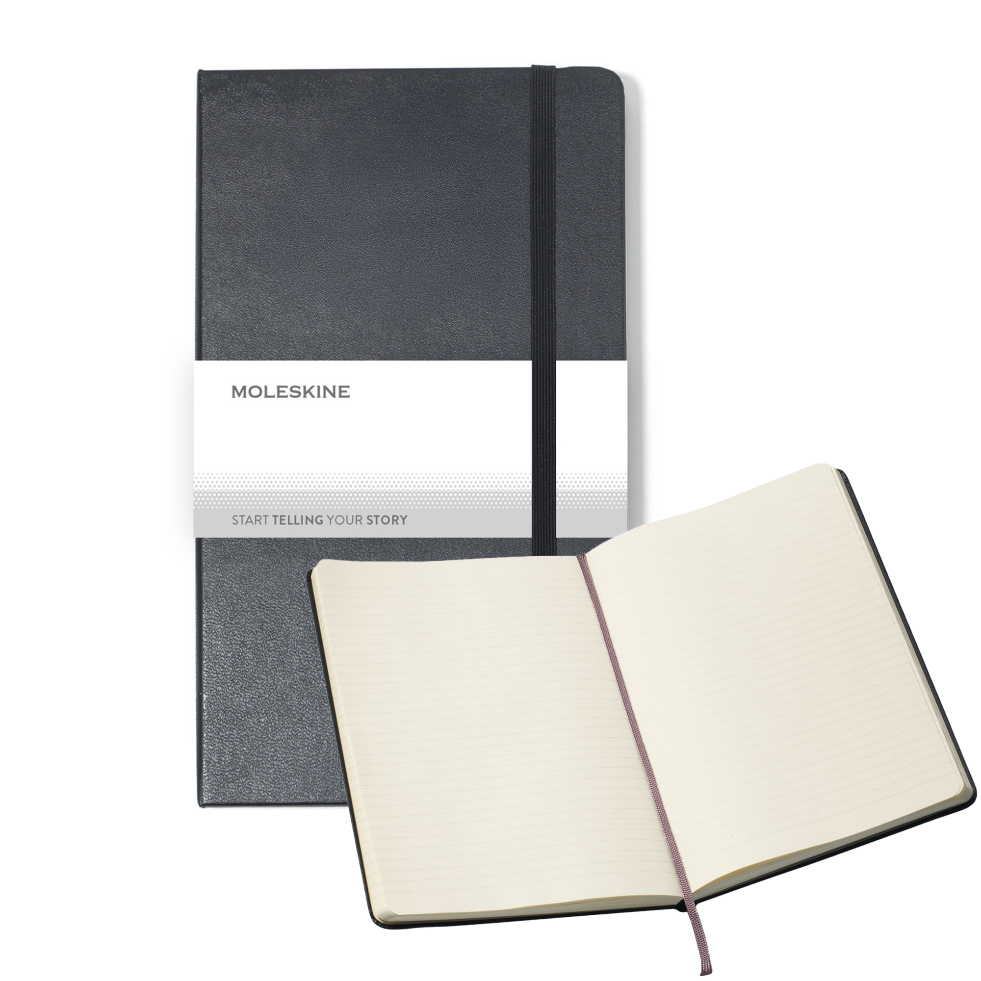 Customized Moleskine Hard Cover Ruled Large Notebook | Swag Pro ...